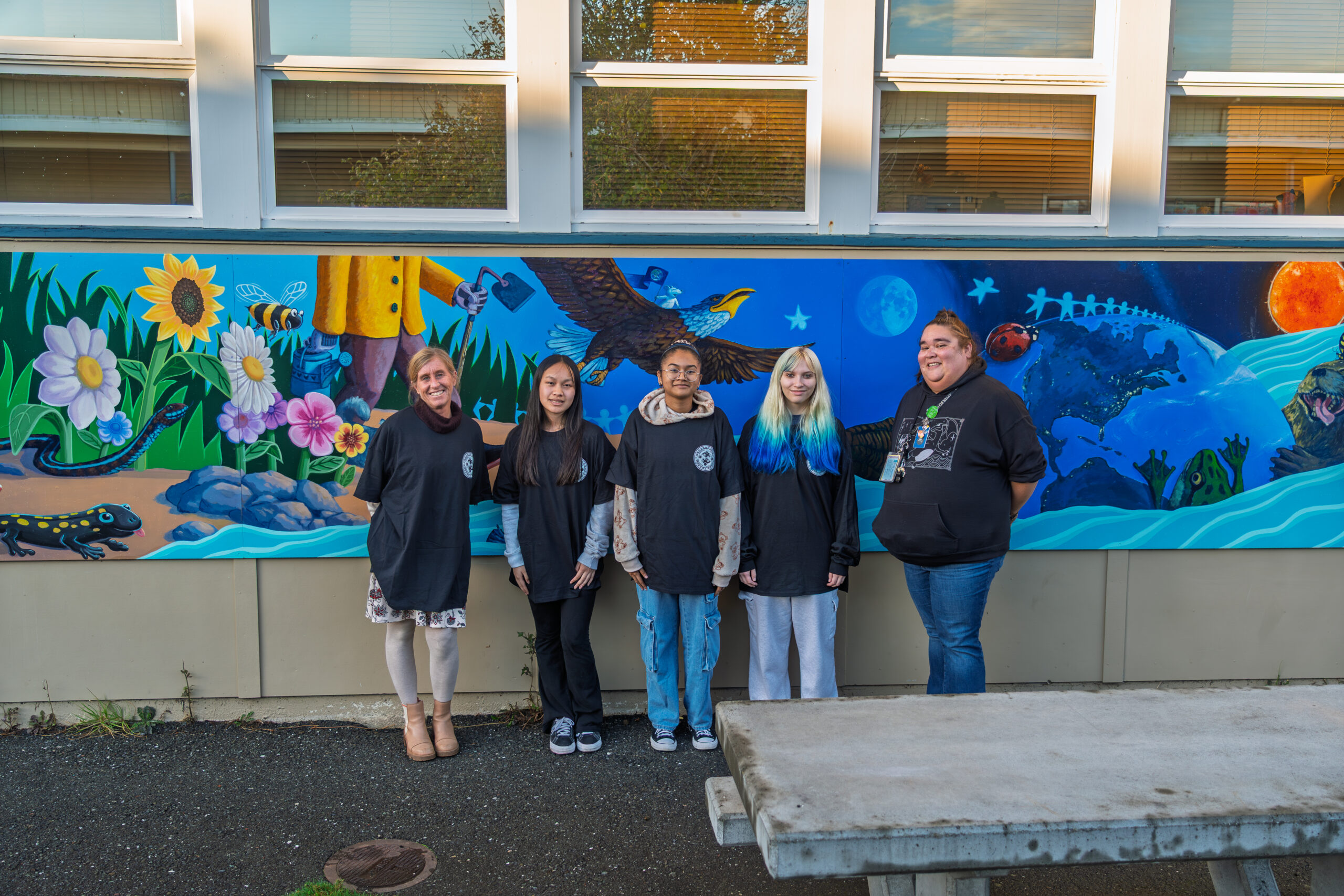 MYIA Interns at Alice Birney Elementary School - Blue Lake Rancheria